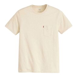 Levi's Levis - "Classic" T-Shirt f&uuml;r Herren, Tasche, Schwer (Cremefarbe)