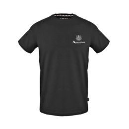 Aquascutum - "London" T-Shirt f&uuml;r Herren, Regul&auml;r (Schwarz)
