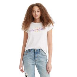 Levi's Levis - "501" T-Shirt f&uuml;r Damen, Baumwolle (Wei&szlig;)