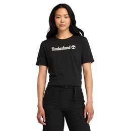 Timberland - T-Shirt f&uuml;r Damen, Rundhalsausschnitt, kurz&auml;rmlig (Schwarz)