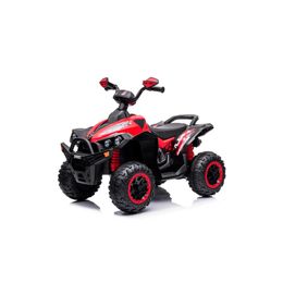 Chipolino Kinder Elektroquad ATV Speed Licht Musik 2 Motoren Fu&szlig;pedal bis 35 kg rot
