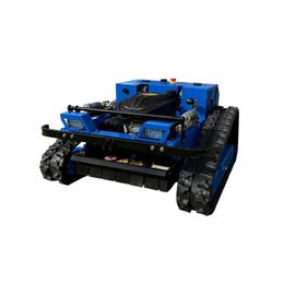 Ferngesteuerter Motor-Rasenm&auml;her CW-500 Plus Blau B&ouml;schungsm&auml;her