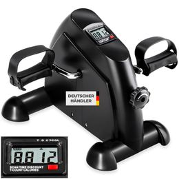 TecTake&reg; Mini Bike, F&uuml;r Beine und Arme, einstellbarer Widerstand, leicht und platzsparend, inklusive Trainingscomputer