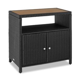 TecTake&reg; Gartenschrank, wetterfest und UV-best&auml;ndig, starkes Magnetschloss, 110 kg Belastbarkeit, h&ouml;henverstellbare F&uuml;&szlig;e, 90 x 55,5 x 87 cm
