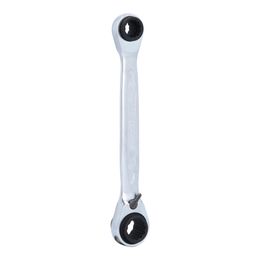 KS Tools 4 in 1 GEARplus umschaltbar Doppel-Ratschenringschl&uuml;ssel, 8x10x12x13mm (503.4656)