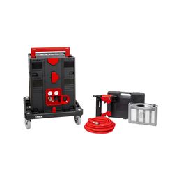 STIER Systainer-Kompressor-Set inkl. Systainer&sup3; II, Rollbrett + Druckluftnagler 6-teilig (905551)
