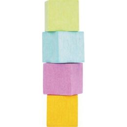 MAGNETOPLAN Design Magnet Wood Cube, quadratisch, Haftkraft 4 kg, B 20 x T 20 x H 20 mm, farbsortiert, FSC&reg;-Holz, 4 St&uuml;ck