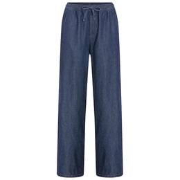 Gina Damen Wide-Leg-Jeans mit Elastikbund