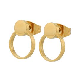 Adelia&acute;s Paar Ohrh&auml;nger ADELIA&acute;S "Ohrringe &ndash; Ohrstecker aus Edelstahl", Damen, Gr. Damen, Edelstahl, gold, Ohrringe, Eine sch&ouml;ne Geschenkidee f&uuml;r jeden Anlass
