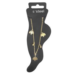 Adelia&acute;s Kettenanh&auml;nger ADELIA&acute;S "Anh&auml;nger &ndash; Lebensbaumanh&auml;nger aus Edelstahl", gold, Schmuckanh&auml;nger, Damen, Edelstahl, Kettenanh&auml;nger, Ideal als Geschenk zum Weihnachten