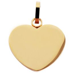 Adelia&acute;s Kettenanh&auml;nger ADELIA&acute;S "Anh&auml;nger &ndash; Herz Gravuranh&auml;nger aus Edelstahl", gold, Schmuckanh&auml;nger, Damen, Edelstahl, Kettenanh&auml;nger, Perfekt als Geschenk zum einen besonderen Tag