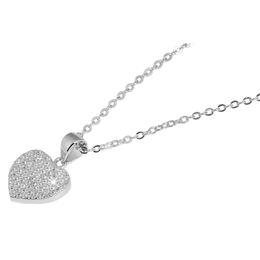 Adelia&acute;s Kette ohne Anh&auml;nger ADELIA&acute;S "Halskette mit Anh&auml;nger &ndash; Herz aus 925 Silber", silber, Halsketten, Damen, 48cm, Silber 925 (Sterlingsilber), Perfekt zum Verschenken an besondere Menschen