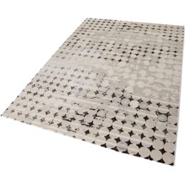 Teppich Esprit "Velvet Spots ESP-3352" Gr. 3, braun, B:120cm H:12mm L:170cm, Kunstfaser, Teppiche, Teppich, Kurzflor, Hoch Tief Struktur, Wohnzimmer, Schlafzimmer