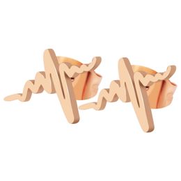 Adelia&acute;s Paar Ohrh&auml;nger ADELIA&acute;S "Ohrringe &ndash; Ohrstecker aus Edelstahl", Damen, Gr. Damen, Edelstahl, gold, Ohrringe, Ideal als Geschenk &ndash; dezent und elegant
