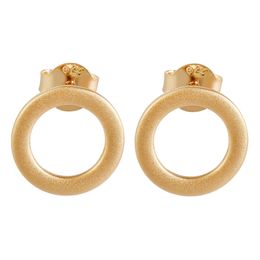 Adelia&acute;s Paar Ohrh&auml;nger ADELIA&acute;S "Ohrringe &ndash; Ohrstecker aus 925 Silber", Damen, Gr. Damen, Silber 925 (Sterlingsilber), gold, Ohrringe, Perfekt zum Verschenken an besondere Menschen