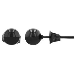 Adelia&acute;s Paar Ohrh&auml;nger ADELIA&acute;S "Ohrringe &ndash; Ohrstecker aus Edelstahl", Damen, Gr. Unisex, Edelstahl, schwarz, Ohrringe, Ideal als Geschenk &ndash; dezent und elegant