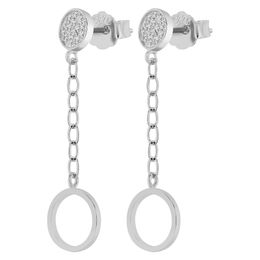 Adelia&acute;s Paar Ohrh&auml;nger ADELIA&acute;S "Ohrringe &ndash; Ohrstecker aus 925 Silber", Damen, Gr. Damen, Silber 925 (Sterlingsilber), silber, Ohrringe, Zum Verschenken &ndash; ideal zum einfach so
