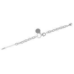 Adelia&acute;s Armband ADELIA&acute;S "Armband aus Edelstahl 17+3 cm", silber, Armb&auml;nder, Damen, 20cm, Edelstahl, Armband, Ein stilvolles Geschenk f&uuml;r besondere Momente