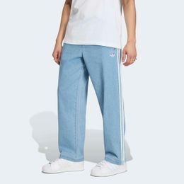 Sporthose adidas originals "FIREBIRD, DENIM", Herren, Gr. 3XL, N-Gr, light blau, normal, gr., Obermaterial: 50% Baumwolle, 50% Lyocell, Hosen Sporthose