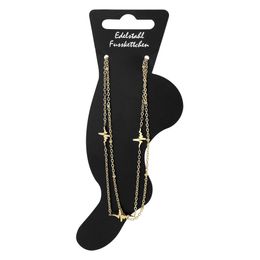 Adelia&acute;s Armband ADELIA&acute;S "Armband &ndash; Herz aus Edelstahl 24 cm", gold, Armb&auml;nder, Damen, 24cm, Edelstahl, Armband, Zum Verschenken &ndash; ideal zum Valentinstag