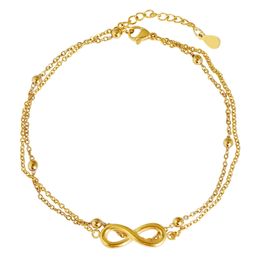 Adelia&acute;s Armband ADELIA&acute;S "Armband aus Edelstahl 24 cm", gold, Armb&auml;nder, Damen, 24cm, Edelstahl, Armband, Ein kleines Geschenk mit gro&szlig;er Wirkung