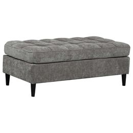 Hocker DOREL HOME "LINDHUS, Modul f&uuml;r die Lindhus-Sofas- Breite 120 cm", grau, B:120cm H:44cm T:60cm, 100% Polyester, Hocker, Hocker, verl&auml;ngert das Sofa zum Schlafsofa, Cord und Chenille-Bezug