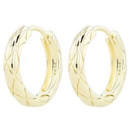 Adelia&acute;s Klappcreolen ADELIA&acute;S "Ohrringe &ndash; Klappcreole aus 925 Silber", Damen, Gr. Damen, Silber 925 (Sterlingsilber), gold, Ohrringe Klappcreolen, Ideal als Geschenk &ndash; dezent und elegant