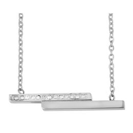 Adelia&acute;s Kette ohne Anh&auml;nger ADELIA&acute;S "Halskette mit Anh&auml;nger &ndash; aus Edelstahl", silber, Halsketten, Damen, 48cm, Edelstahl, Perfekt zum Verschenken an besondere Menschen