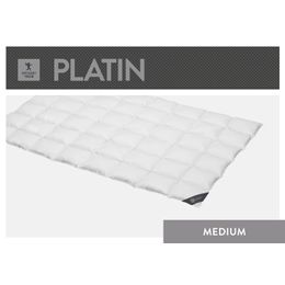 G&auml;nsedaunenbettdecke Spessarttraum "Platin", wei&szlig;, B:200cm L:220cm, Bezug: 100% Baumwolle. F&uuml;llung: 100% G&auml;nsedaunen, Bettdecken, hergestellt in Deutschland, allergikerfreundlich