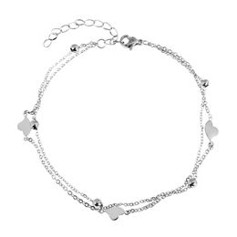 Adelia&acute;s Armband ADELIA&acute;S "Armband &ndash; Herz aus Edelstahl 24+5 cm", silber, Armb&auml;nder, Damen, 29cm, Edelstahl, Armband, Perfekt als Geschenk f&uuml;r besondere Menschen