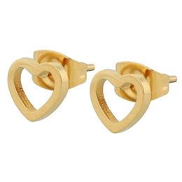 Adelia&acute;s Paar Ohrh&auml;nger ADELIA&acute;S "Ohrringe &ndash; Ohrstecker aus Edelstahl", Damen, Gr. Damen, Edelstahl, gold, Ohrringe, Zum Verschenken &ndash; ideal zum einen besonderen Tag