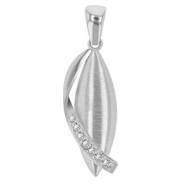Adelia&acute;s Kettenanh&auml;nger ADELIA&acute;S "Anh&auml;nger aus 333 Gold mit Zirkonia", silber, Schmuckanh&auml;nger, Damen, Gelbgold 333, Kettenanh&auml;nger, Ideal zum Verschenken &ndash; schlicht und stilvoll