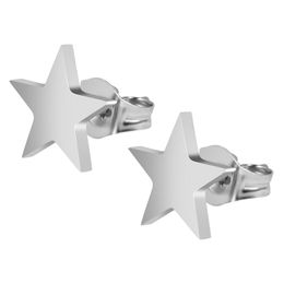 Adelia&acute;s Paar Ohrh&auml;nger ADELIA&acute;S "Ohrringe &ndash; Ohrstecker aus Edelstahl", Damen, Gr. Damen, Edelstahl, silber, Ohrringe, Perfekt als Geschenk f&uuml;r besondere Menschen
