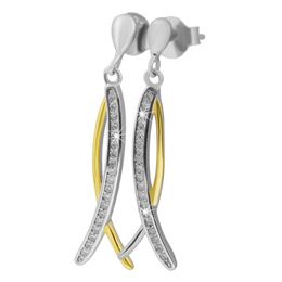 Adelia&acute;s Paar Ohrh&auml;nger ADELIA&acute;S "Ohrringe &ndash; Ohrh&auml;nger aus 925 Silber mit Zirkonia", Damen, Gr. Damen, Silber 925 (Sterlingsilber), silber, Ohrringe, Ideal als Geschenk f&uuml;r besondere Anl&auml;sse