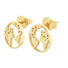 Adelia&acute;s Paar Ohrh&auml;nger ADELIA&acute;S "Ohrringe &ndash; Ohrstecker Unendlichkeitszeichen aus 925 Silber", Damen, Gr. Damen, Silber 925 (Sterlingsilber), gold, Ohrringe, Ein stilvolles Geschenk f&uuml;r besondere Momente
