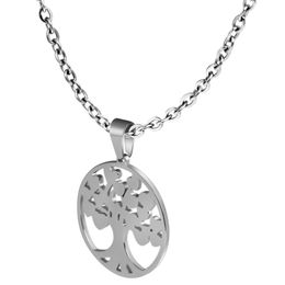 Adelia&acute;s Kettenanh&auml;nger ADELIA&acute;S "Anh&auml;nger &ndash; Lebensbaumanh&auml;nger aus Edelstahl", silber, Schmuckanh&auml;nger, Damen, Edelstahl, Kettenanh&auml;nger, Ein Geschenk, das Freude macht