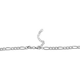 Adelia&acute;s Kette ohne Anh&auml;nger ADELIA&acute;S "Halskette &ndash; Figarokette aus Edelstahl 55 cm", silber, Halsketten, Damen, 55cm, Edelstahl, Ein stilvolles Geschenk f&uuml;r besondere Momente