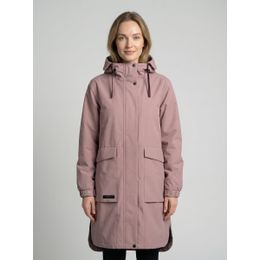Funktionsmantel Icepeak "Icepeak AALAN", Damen, Gr. 36, lavender, Obermaterial: 59% Baumwolle, 41% Polyamid, M&auml;ntel, aus Baumwolle und Polyamid, sportlicher Stil, wasserabweisend
