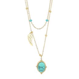Adelia&acute;s Kette ohne Anh&auml;nger ADELIA&acute;S "Halskette mit Anh&auml;nger &ndash; aus Edelstahl", gold, Halsketten, Damen, 45cm, Edelstahl, Ein stilvolles Geschenk f&uuml;r besondere Momente