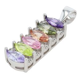 Adelia&acute;s Kettenanh&auml;nger ADELIA&acute;S "Anh&auml;nger &ndash; Herzanh&auml;nger aus 925 Silber mit Zirkonia", bunt (silber), Schmuckanh&auml;nger, Damen, Silber 925 (Sterlingsilber), Kettenanh&auml;nger, Ideal als Geschenk f&uuml;r besondere Anl&auml;sse