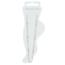 Adelia&acute;s Kettenanh&auml;nger ADELIA&acute;S "Anh&auml;nger aus Edelstahl mit Perle", bunt (gold), Schmuckanh&auml;nger, Damen, Edelstahl, Kettenanh&auml;nger, Ideal als Geschenk &ndash; dezent und elegant