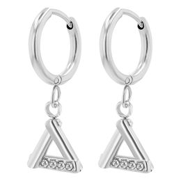 Adelia&acute;s Kettenanh&auml;nger ADELIA&acute;S "Anh&auml;nger aus Edelstahl mit Strass Steinchen", silber, Schmuckanh&auml;nger, Damen, Edelstahl, Kettenanh&auml;nger, Perfekt als Geschenk zum Valentinstag