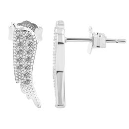Adelia&acute;s Paar Ohrh&auml;nger ADELIA&acute;S "Ohrringe &ndash; Ohrstecker Fl&uuml;gel aus 925 Silber", Damen, Gr. Damen, Silber 925 (Sterlingsilber), silber, Ohrringe, Ideal als Geschenk &ndash; dezent und elegant