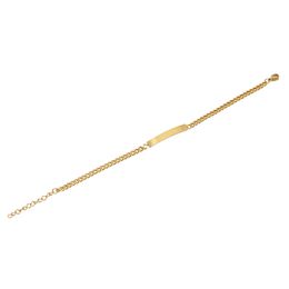 Adelia&acute;s Armband ADELIA&acute;S "Armband &ndash; Panzerarmband aus Edelstahl 21 cm", gold, Armb&auml;nder, Damen, 21cm, Edelstahl, Armband, Zum Verschenken &ndash; passend f&uuml;r viele Anl&auml;sse