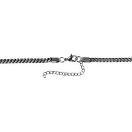 Adelia&acute;s Kette ohne Anh&auml;nger ADELIA&acute;S "Halskette &ndash; Panzerkette aus Edelstahl 50 cm", silber, Halsketten, Damen, 50cm, Edelstahl, Ideal als Geschenk zum Weihnachten