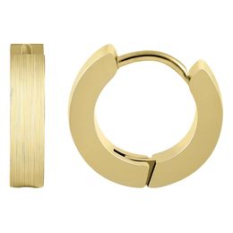 Adelia&acute;s Klappcreolen ADELIA&acute;S "Ohrringe &ndash; Klappcreole aus Edelstahl", Damen, Gr. Unisex, Edelstahl, gold, Ohrringe Klappcreolen, Zum Verschenken an Menschen, die Ihnen am Herzen liegen