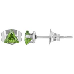Adelia&acute;s Paar Ohrh&auml;nger ADELIA&acute;S "Ohrringe &ndash; Ohrstecker aus Edelstahl mit Zirkonia", Damen, Gr. Damen, Edelstahl, silber, Ohrringe, Ideal zum Verschenken &ndash; schlicht und stilvoll