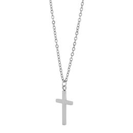 Adelia&acute;s Kette ohne Anh&auml;nger ADELIA&acute;S "Halskette mit Anh&auml;nger &ndash; Kreuz aus Edelstahl", silber, Halsketten, Damen, 47cm, Edelstahl, Ideal als Geschenk zum einfach so