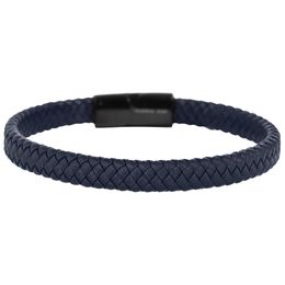 Adelia&acute;s Armband ADELIA&acute;S "Armband &ndash; Textilarmband aus Leder 20 cm", blau, Armb&auml;nder, Damen, 20cm, Leder, Armband, Geschenkidee: zeitlos und vielseitig