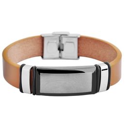Adelia&acute;s Armband ADELIA&acute;S "Armband aus Leder 20 cm", braun, Armb&auml;nder, Damen, 20cm, Leder, Armband, Zum Verschenken &ndash; ideal zum Geburtstag